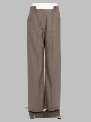 GANNI Woven Trousers With Recycled Polyester And Rws Wool