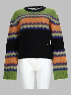 GANNI Alpaca-wool Blend Sweater For