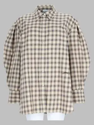 GANNI Organic Cotton Mini Shirt