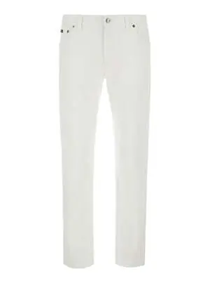 Dolce & Gabbana Mini Denim Jeans - White
