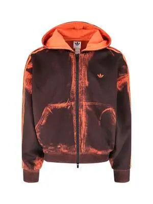 Adidas Graphic Zip-up Hoodie - Orange