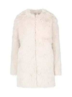 Calvin Klein Faux Fur Longline Coat