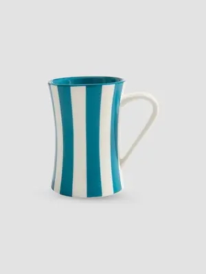 Jonathan Adler Vice Porcelain Mug - Blue Decaf