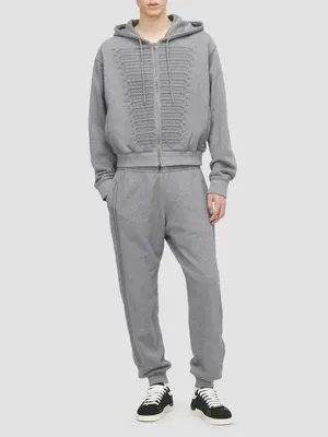 Alexander McQueen Ceremonial Cotton Jogger Sweatpants