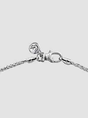GABRIEL & CO Classic Sterling Wheat Chain Necklace/1.9mm