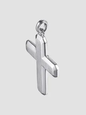 GABRIEL & CO Contemporary Sterling Cross Pendant