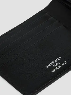Balenciaga Shopper Square Folded Coin Wallet