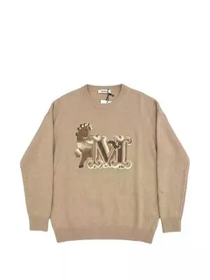 Max Mara Logo-embroidered Sweater