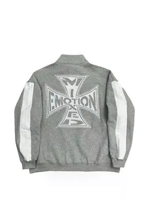 Mixed Emotion Logo-print Panelled Sweater