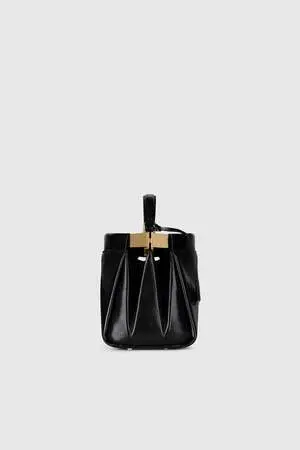 Victoria Beckham Sloane Frame Bag 28 Distressed Leather