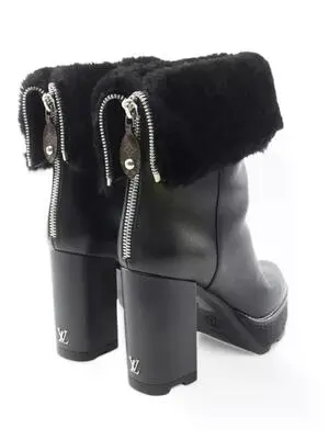 LOUIS VUITTON 2022 Beaubourg Line Ankle Boots