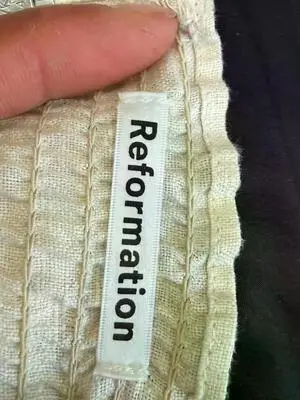 REFORMATION Sleeveless Cropped Top