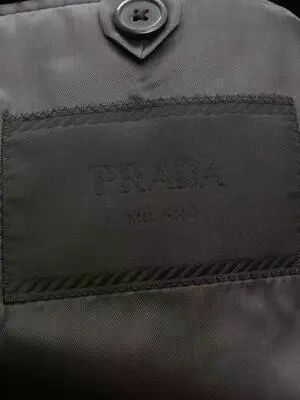 Prada Plaid Tailored Blazer