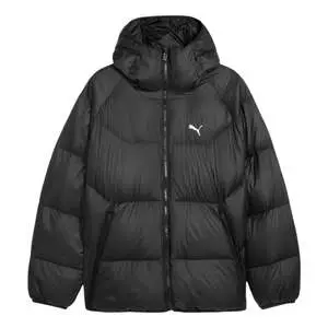 PUMA Hooded Down Puffer Jacket - Black