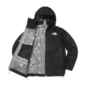 Supreme Fw24 X The North Face Split Taped Seam Shell Jacket