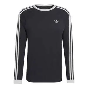 Adidas Originals 3-stripes Long Sleeve Tee - Black