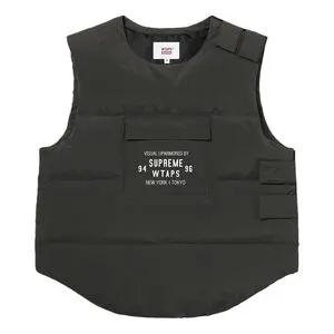 Supreme Fw21 X Wtaps Tactical Down Vest - Black
