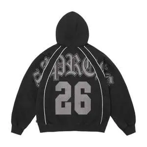 Supreme Fw26 Paneled Zip Up Hooded Sweatshirt