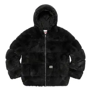 Supreme Fw21 X Wtaps Faux Fur Hooded Jacket - Black