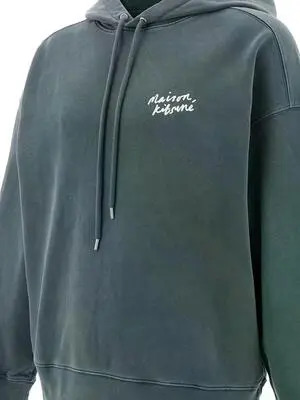 Maison Kitsuné Logo-print Drawstring Hoodie