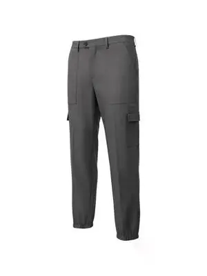 Black Label Patch-pocket Elasticated-cuff Cargo Pants