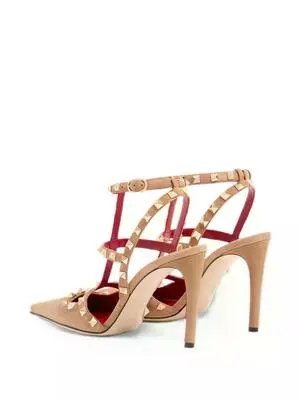 Valentino Garavani Rockstud Suede Pumps 100mm