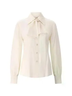 Valentino Garavani Crepe De Chine Shirt - Neutrals