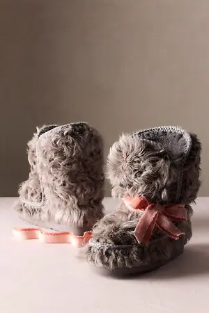 Mou Curly Creston Boots - Grey