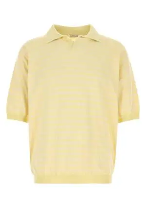 Auralee Embroidered Knit Polo Shirt - Multicolor