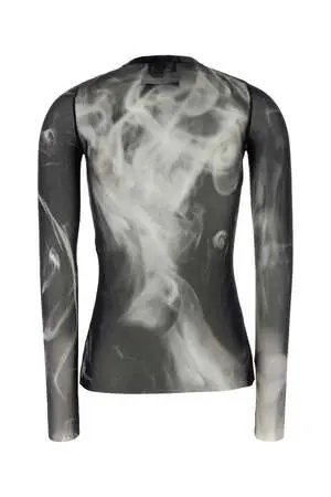 JEAN PAUL GAULTIER Printed Tulle Top