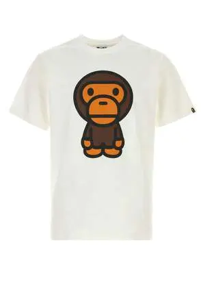 A BATHING APE Cotton T-shirt - White