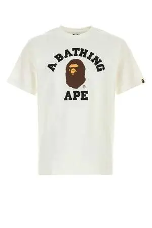 A BATHING APE Cotton T-shirt - White