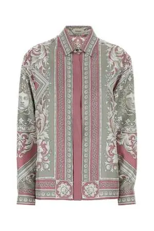 Versace Printed Twill Shirt - Multicolor