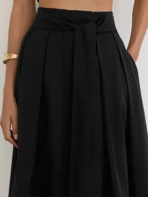 REISS Otto High-low Hem Contrast Maxi Skirt