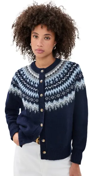 CINTA THE LABEL The Ella Knit Cardigan - Navy