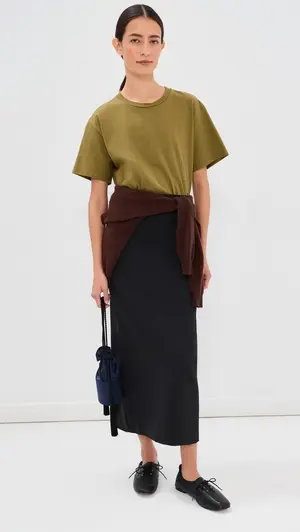 Tibi Compact Ultra Stretch Knit Pencil Skirt
