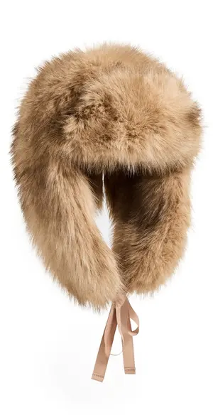 Rag & Bone Mel Faux Fur Trapper Hat - Camel