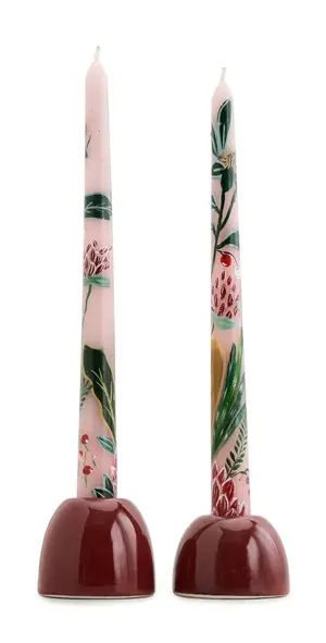 Farm Rio Pillar Candle Set - Red