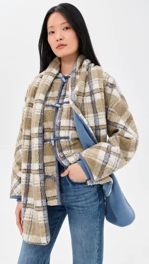 HOUSE OF SUNNY Fleece Scarf Jacket