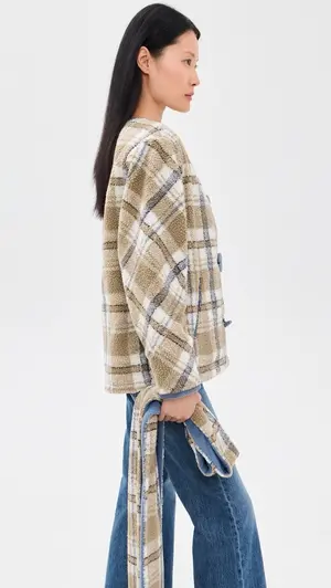 HOUSE OF SUNNY Fleece Scarf Jacket