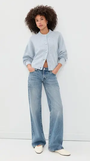 FRAME The Lightweight Fleck Cardigen