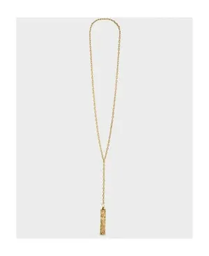 Celine César Project Compression Necklace In Vermeil