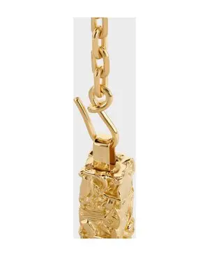 Celine César Project Compression Necklace In Vermeil