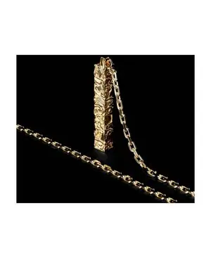 Celine César Project Compression Necklace In Vermeil