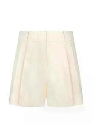 BLAZÉ MILANO Sun Selle Pleated Shorts - Neutrals