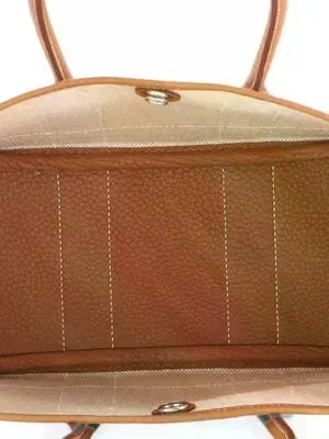 Hermès Neo Garden Toile And Leather 23 Tote Bag