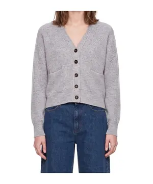 Brunello Cucinelli Ribbed-knit V-neck Cardigan