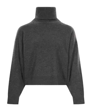 Brunello Cucinelli Ribbed-knit Roll-neck Sweater - Gray