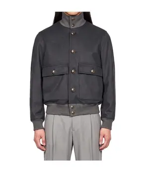 Brunello Cucinelli Button-up Bomber Jacket