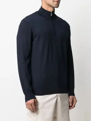 Brunello Cucinelli Half-zip Sweater - Blue